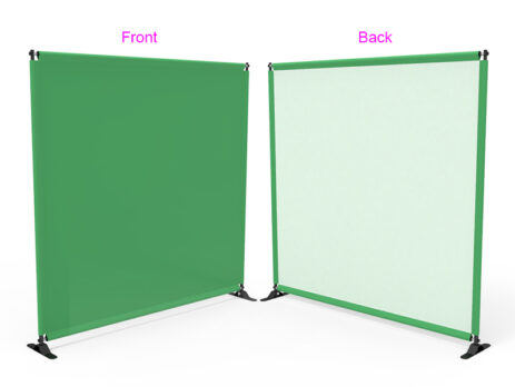 Telescopic Chroma Key Tension Fabric Backdrop 8x8ft - Green & White ...
